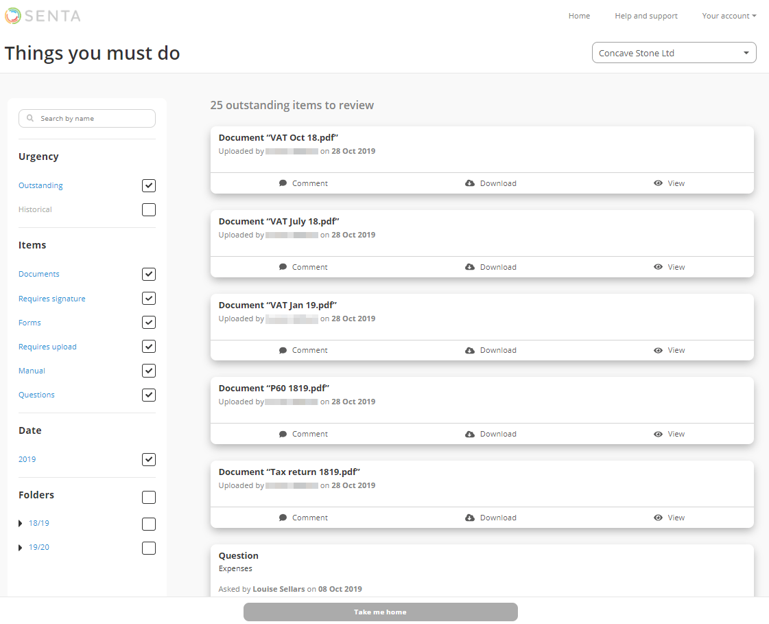 Ascentis Senta Portal Guide - Ascentis Accountants